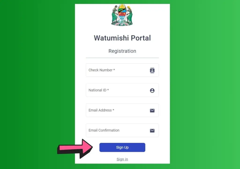 ESS Utumishi go tz (login & sign up) Watumishi Portal 2025