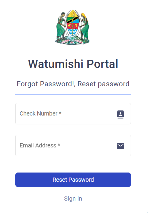 ESS Utumishi go tz (login & sign up) Watumishi Portal 2025